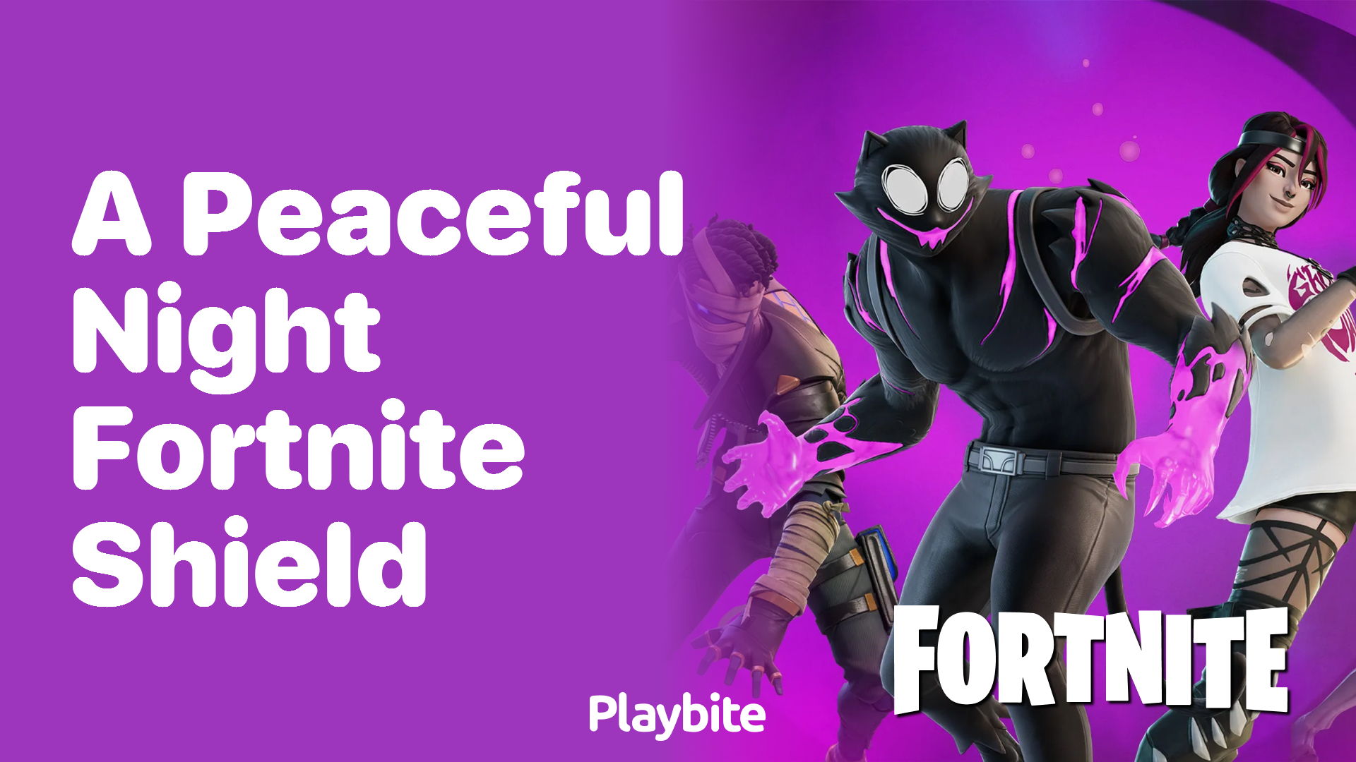 A Peaceful Night: Fortnite Shield Guide - Playbite
