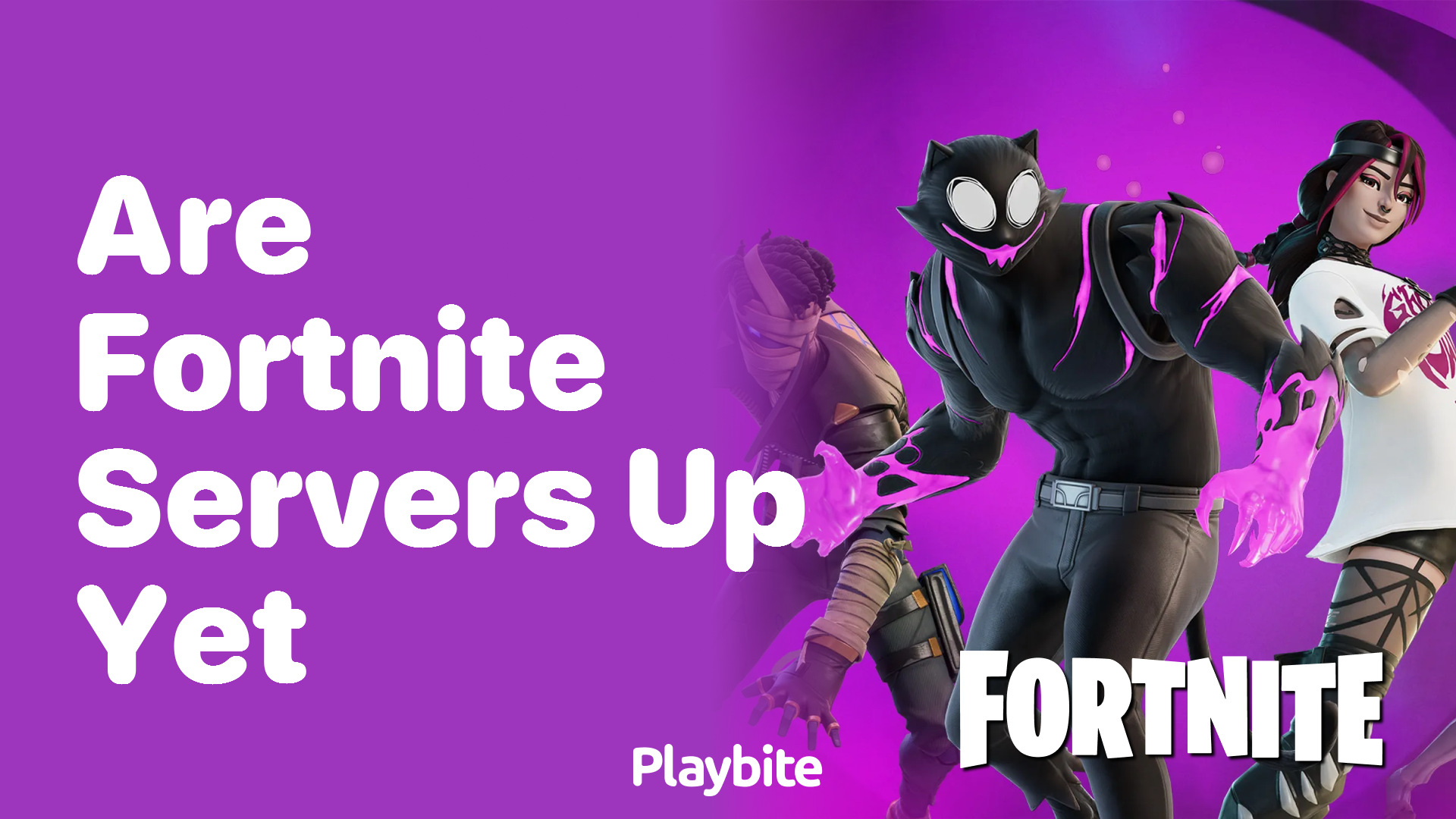Are Fortnite Servers Up Yet? Find Out Here! - Playbite