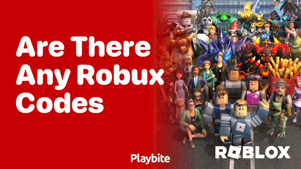 Are There Any Robux Codes for Free Robux? - Playbite