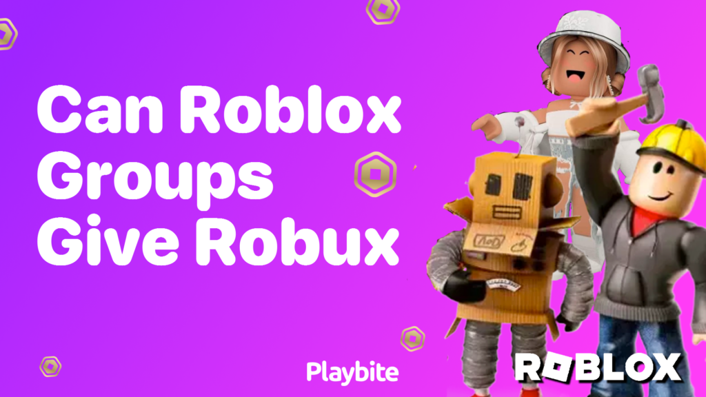 Can Roblox Groups Give Robux to Their Members? - Playbite