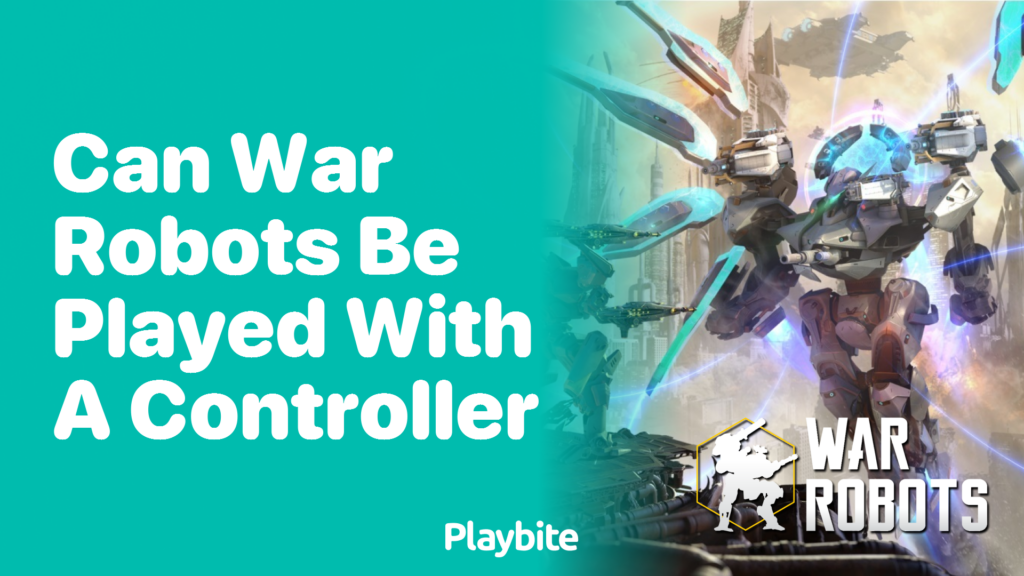 Can War Robots Be Played With a Controller? - Playbite