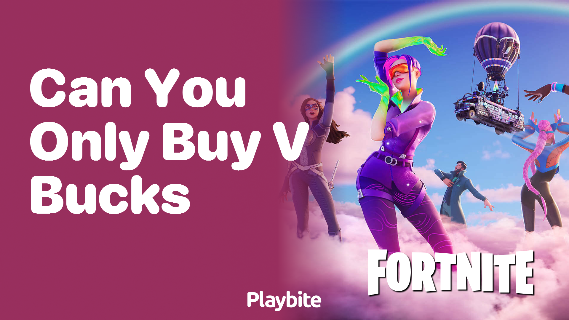 Can You Only Buy V-Bucks for Fortnite? - Playbite