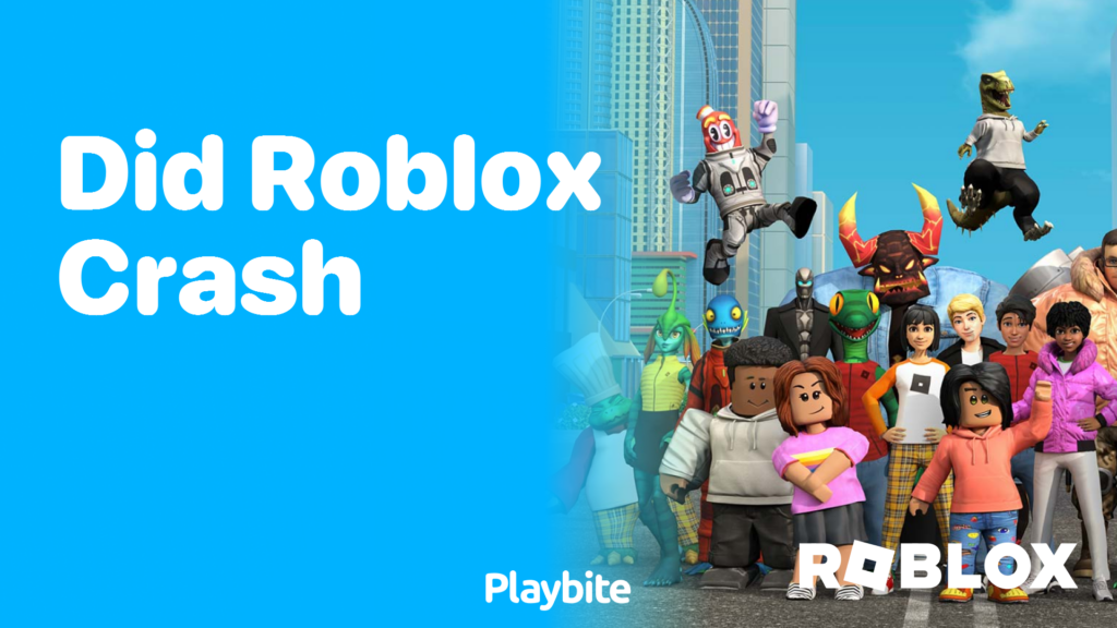 Did Roblox Crash? Let's Find Out! - Playbite