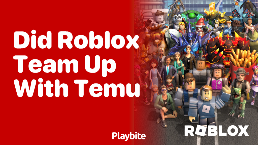 Did Roblox Team Up with Temu? - Playbite