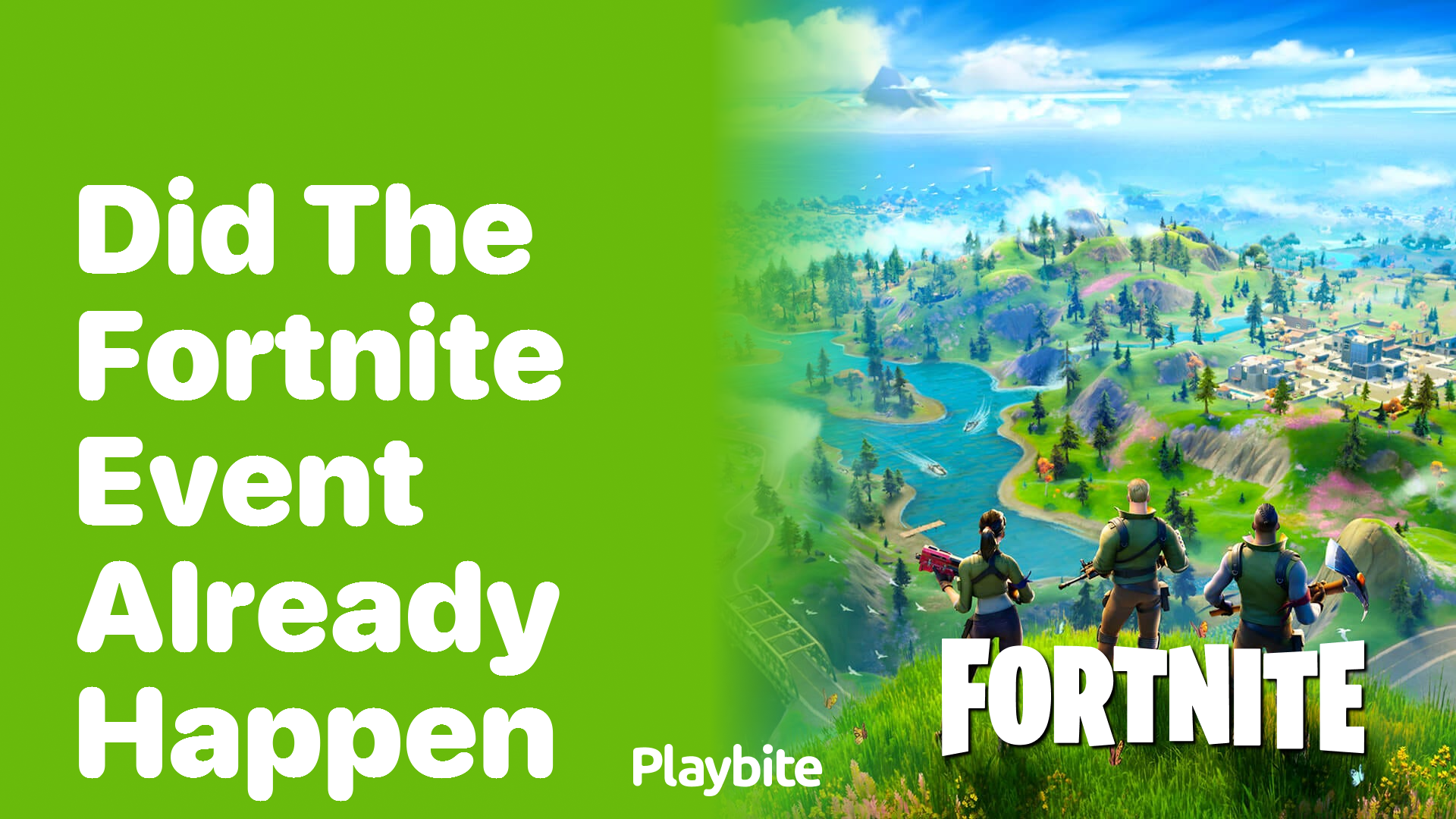 Did the Fortnite Event Already Take Place? - Playbite