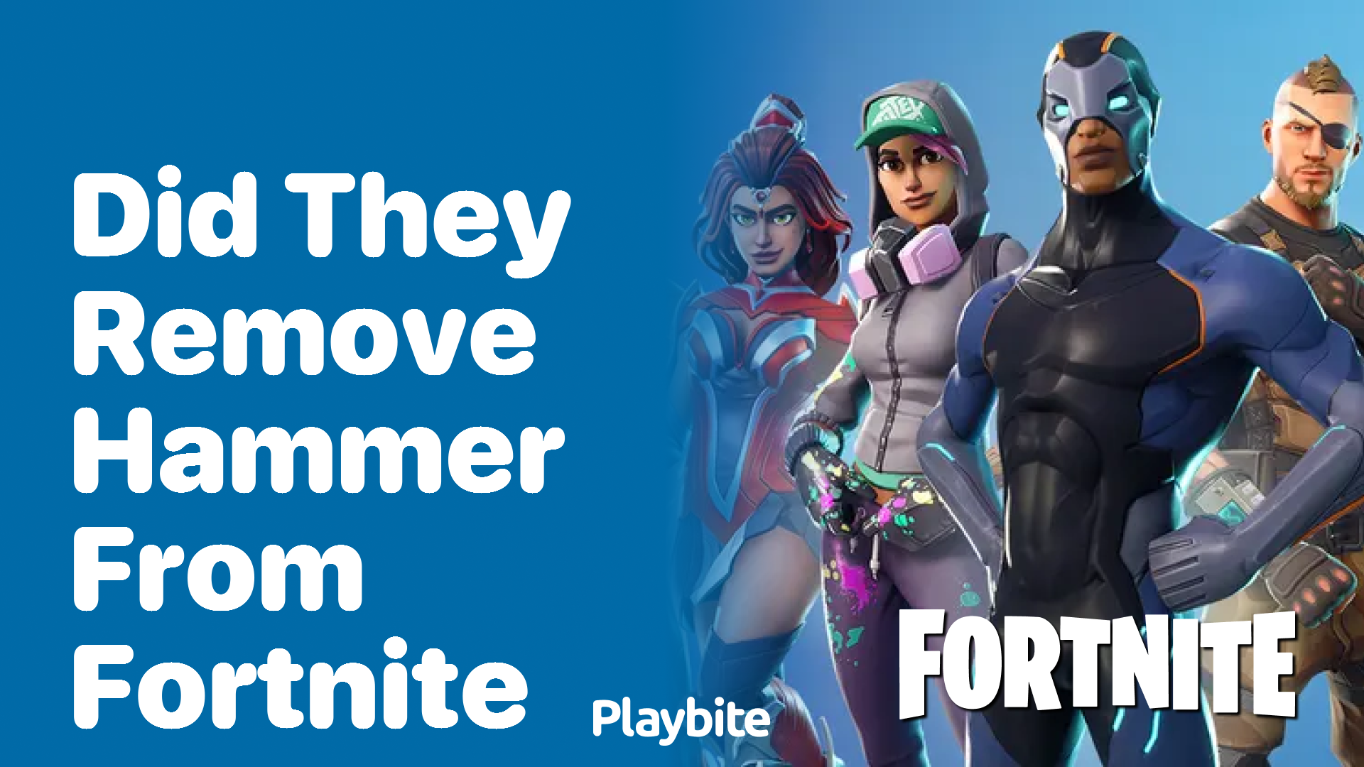 Did They Remove Hammer from Fortnite? Let's Find Out! - Playbite