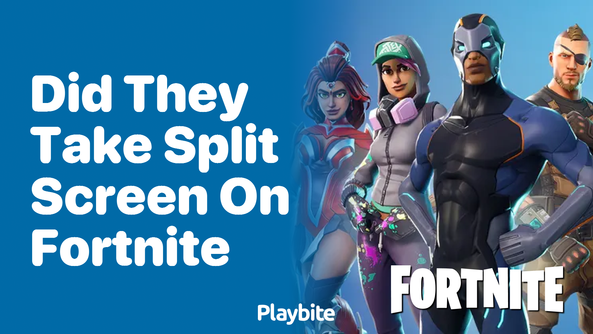 Did Fortnite Remove Split Screen Feature? - Playbite