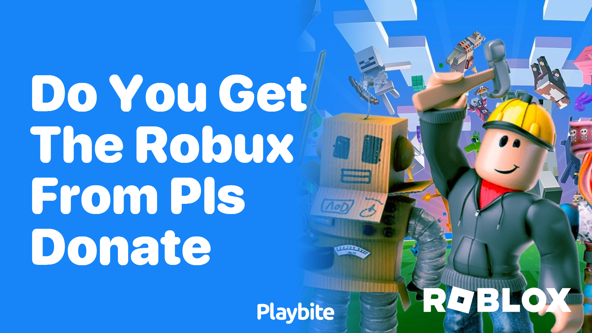 Do You Receive Robux from Pls Donate in Roblox? - Playbite