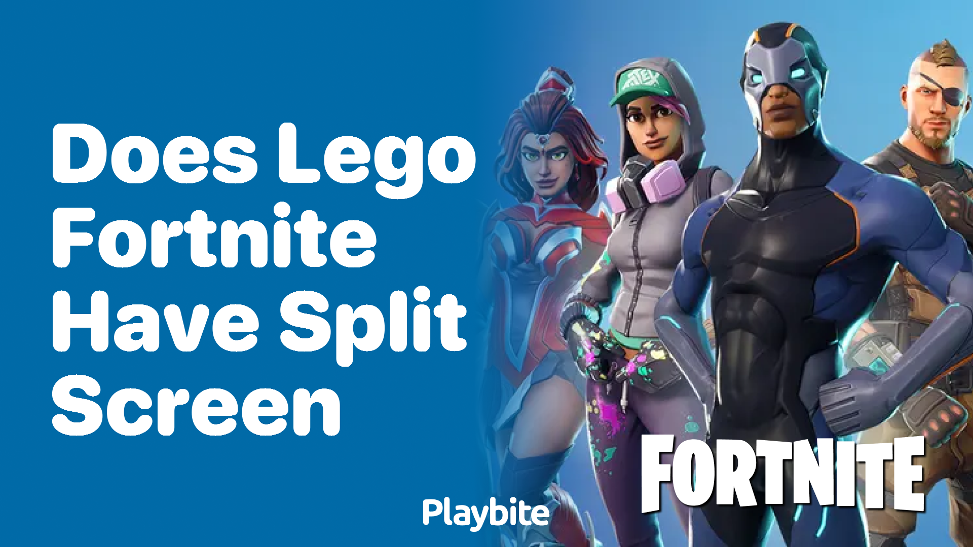Does LEGO Fortnite Have Split Screen? - Playbite
