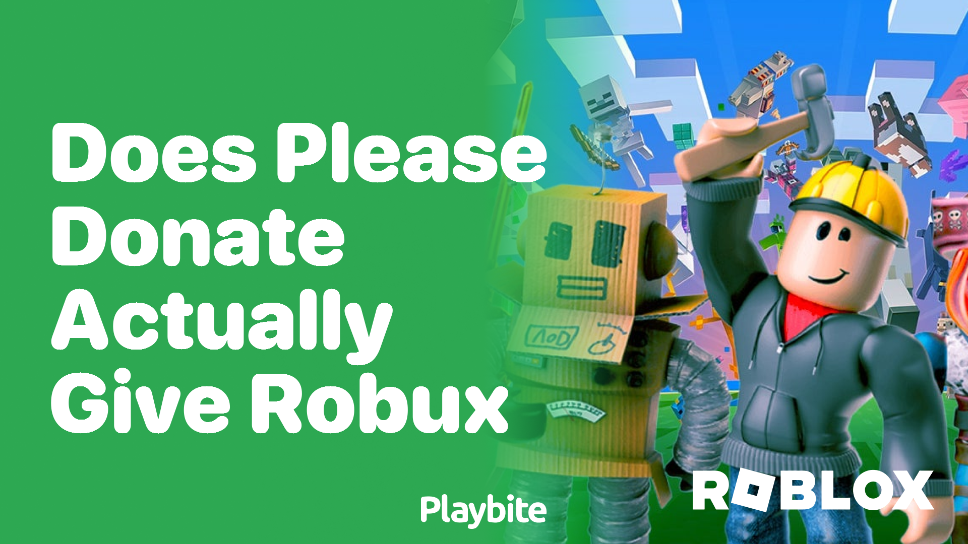 Does Please Donate Actually Give Robux? - Playbite