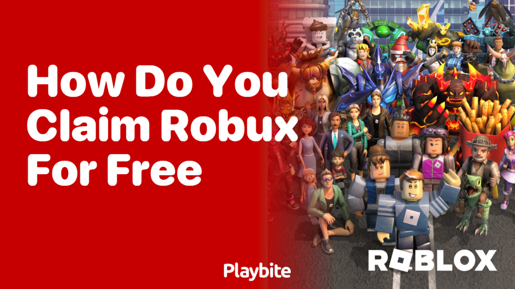 How Do You Claim Robux for Free? - Playbite