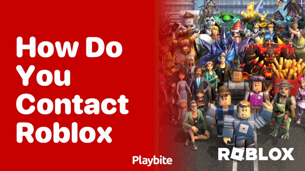 How do you contact Roblox for support and questions? - Playbite