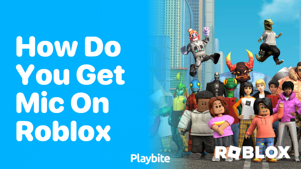 How Do You Get a Mic on Roblox? - Playbite