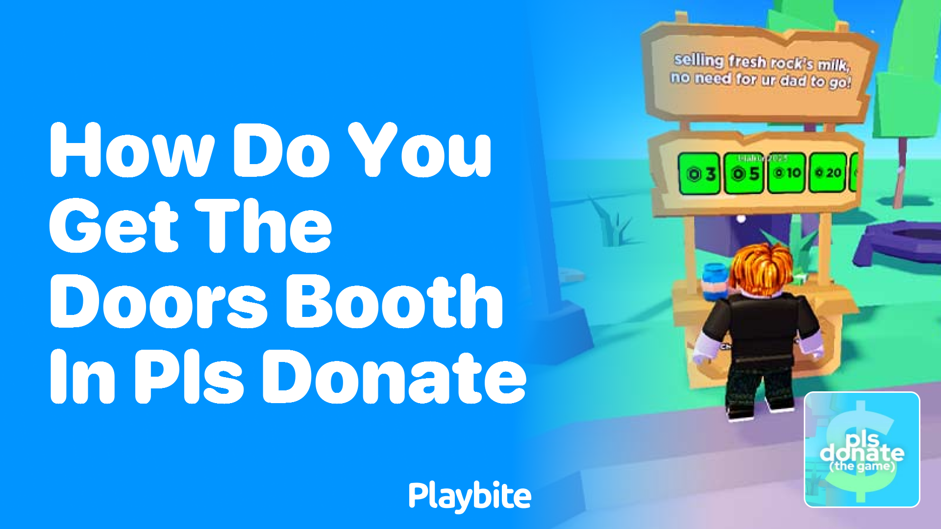 How Do You Get the Doors Booth in PLS DONATE? - Playbite