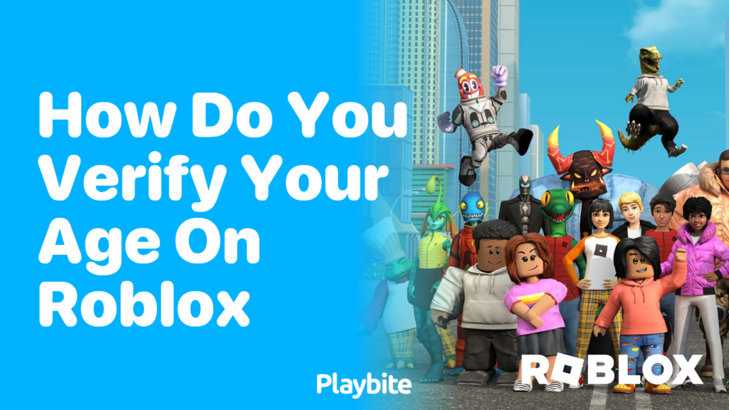 How Do You Verify Your Age on Roblox? - Playbite
