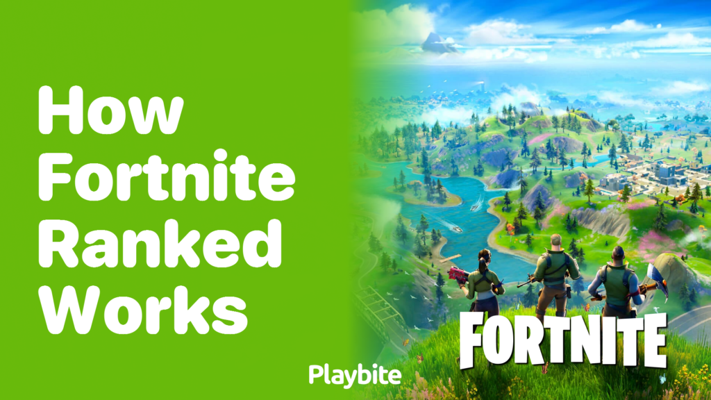 How Does Fortnite Ranked Mode Work? - Playbite