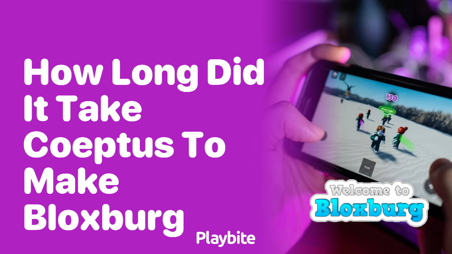 How Long Did Coeptus Take to Make Bloxburg? - Playbite