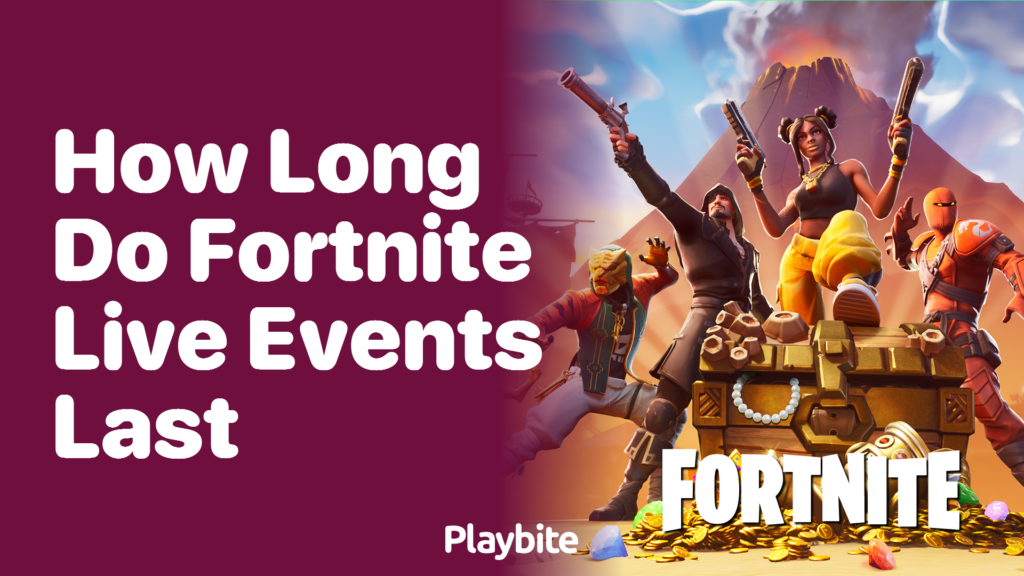How Long Do Fortnite Live Events Last? - Playbite
