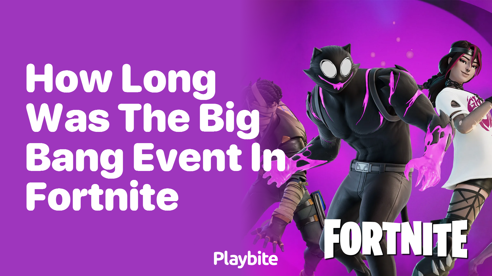 How Long Was the Big Bang Event in Fortnite? - Playbite