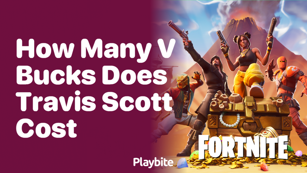 How Many V-Bucks Does Travis Scott Cost? - Playbite
