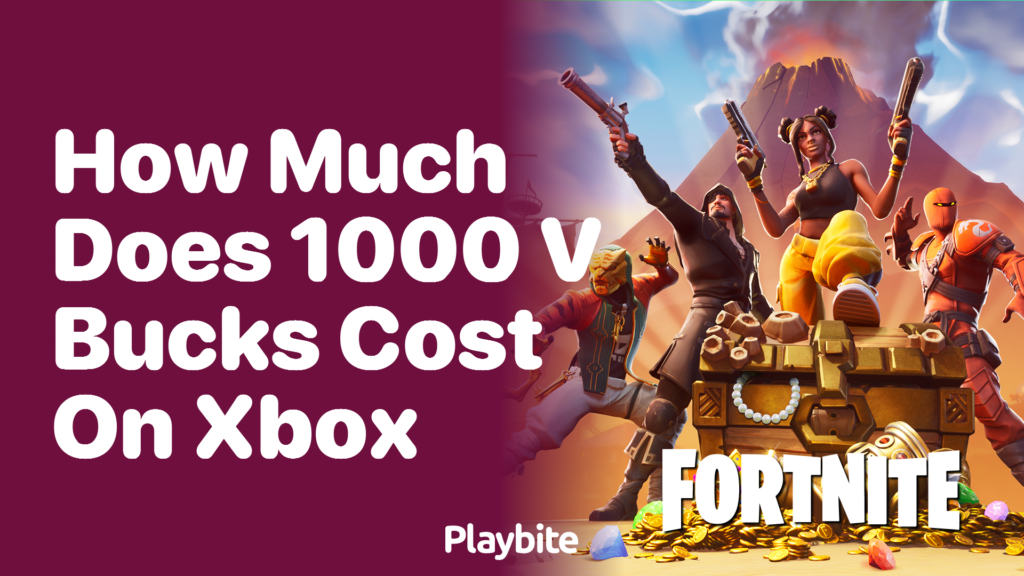 How Much Does 1000 V-Bucks Cost on Xbox? - Playbite