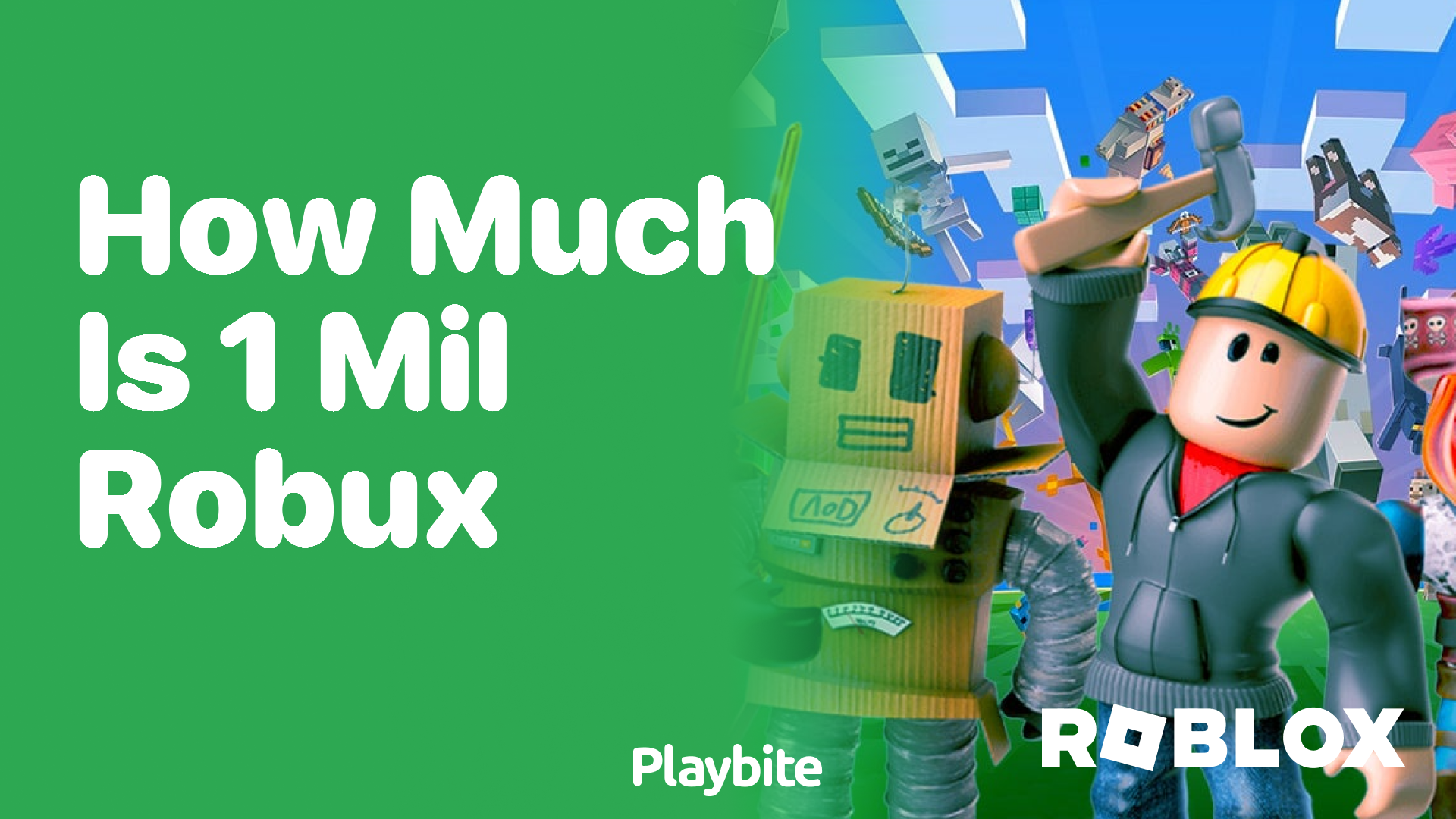 How Much is 1 Million Robux Worth? - Playbite