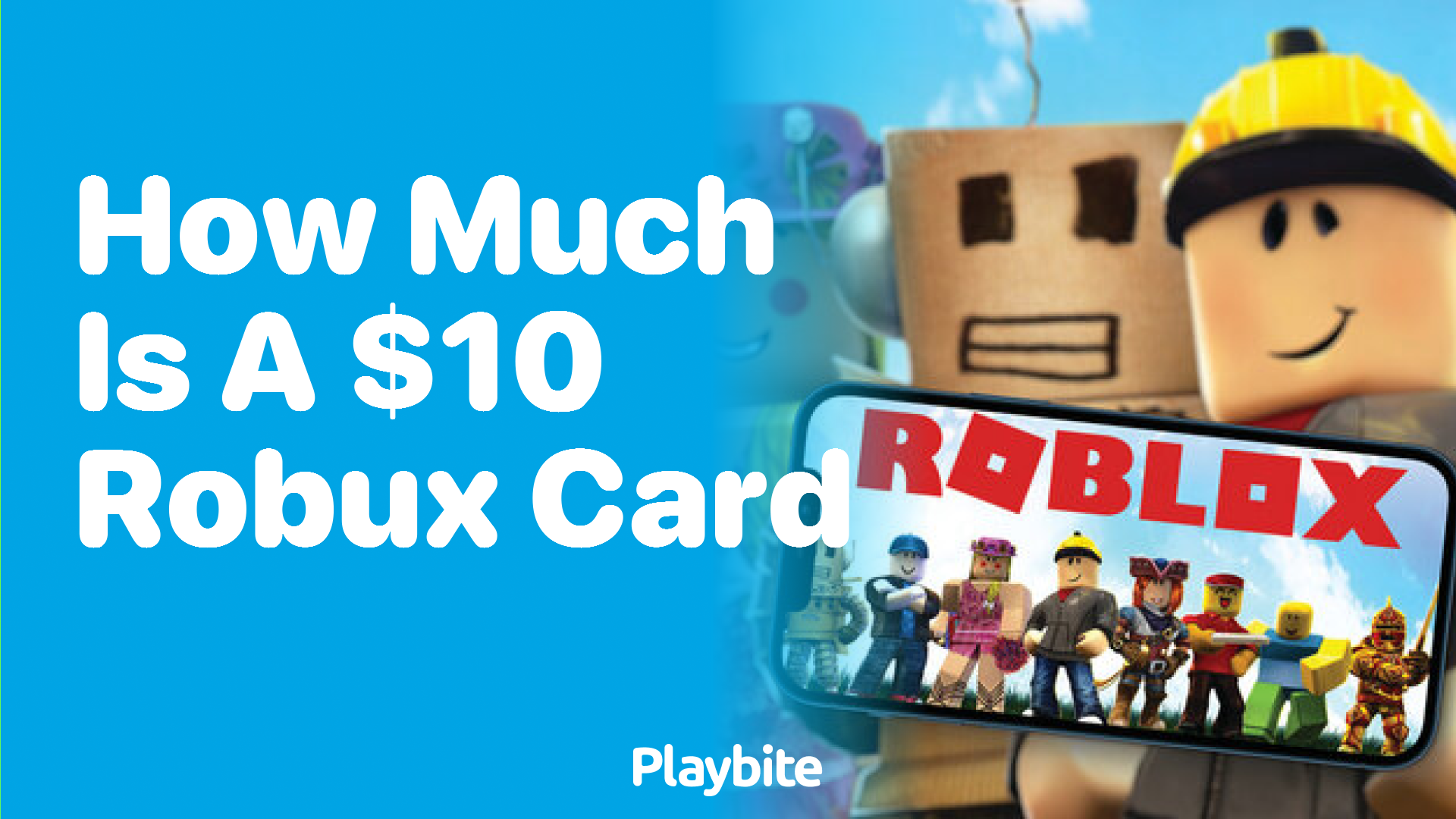 How Much is a $10 Robux Card? - Playbite