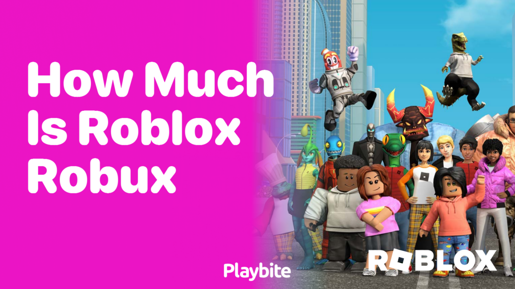 How Much Does Roblox Robux Cost? - Playbite