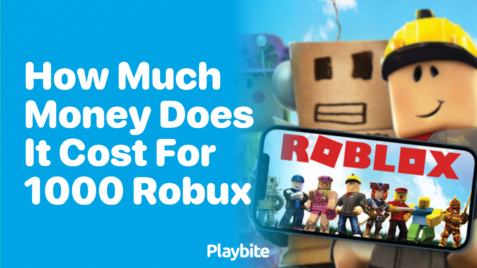 How much money does it cost for 1000 Robux? - Playbite
