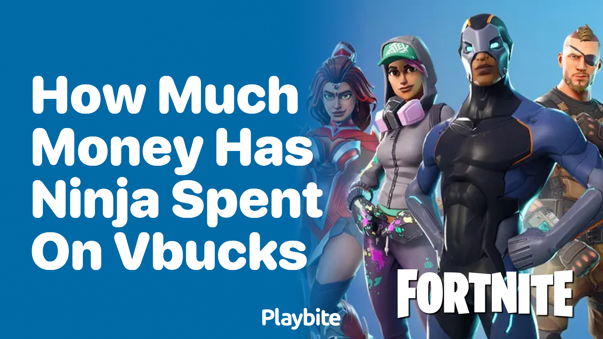 How Much Money Has Ninja Spent on V-Bucks? - Playbite