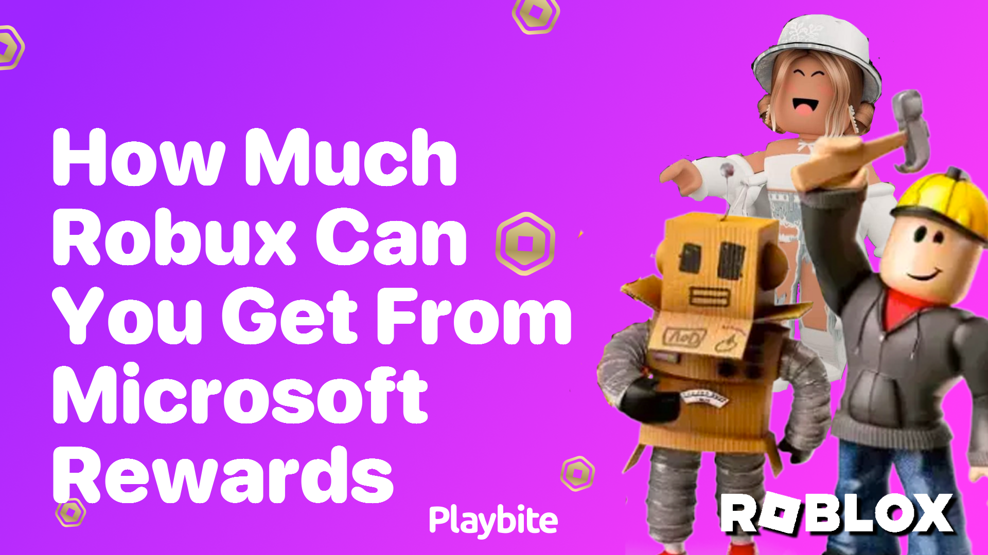 How Much Robux Can You Get From Microsoft Rewards? - Playbite