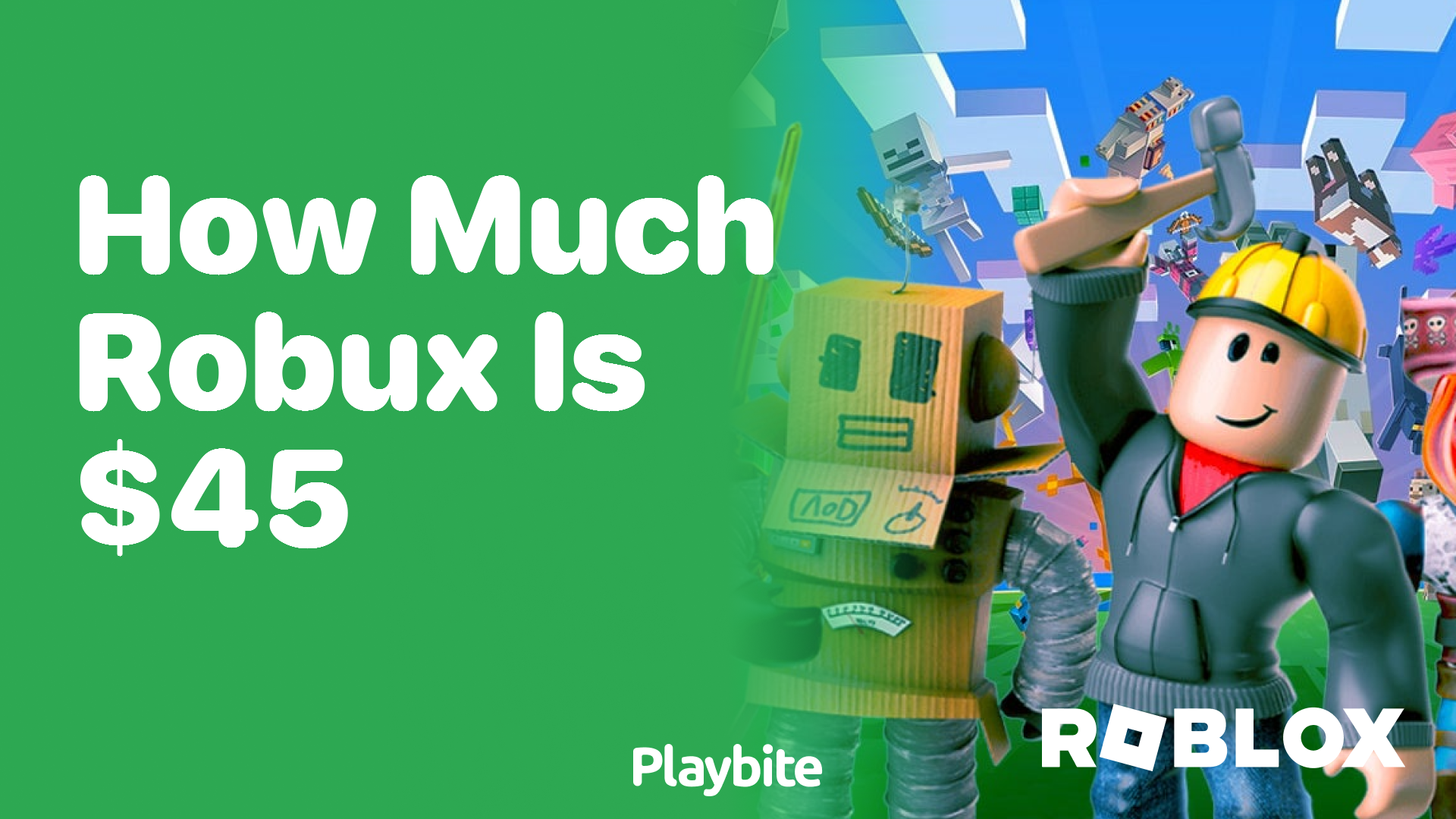 How Much Robux Can You Get with $45? - Playbite