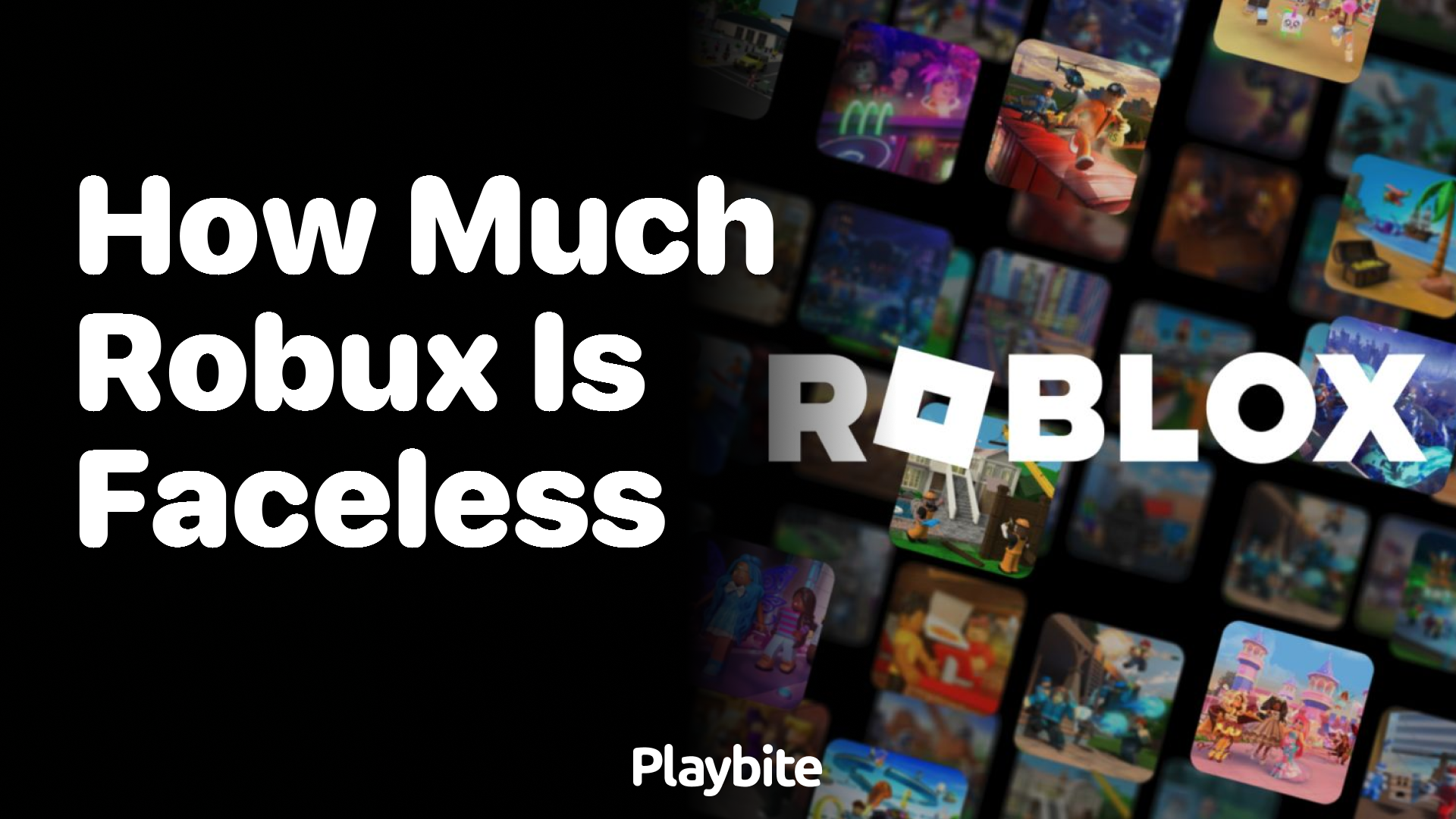 How Much Robux is a Faceless in Roblox? - Playbite