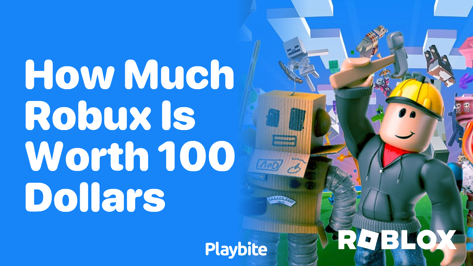 How much Robux is worth 100 dollars? - Playbite