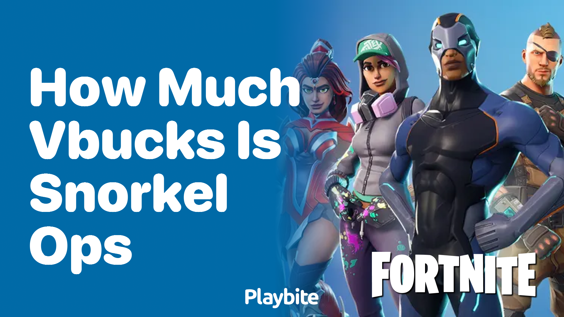 How Much V-Bucks is Snorkel Ops in Fortnite? - Playbite