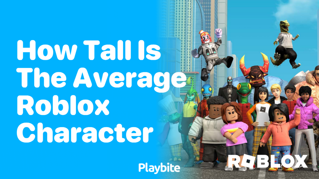 How Tall Is the Average Roblox Character? - Playbite