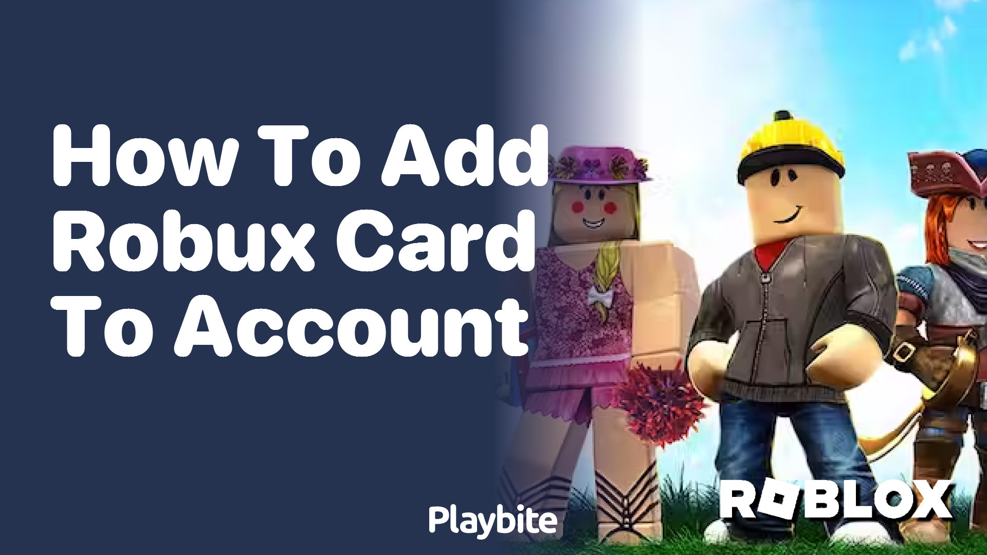 How to Add a Robux Card to Your Account - Playbite