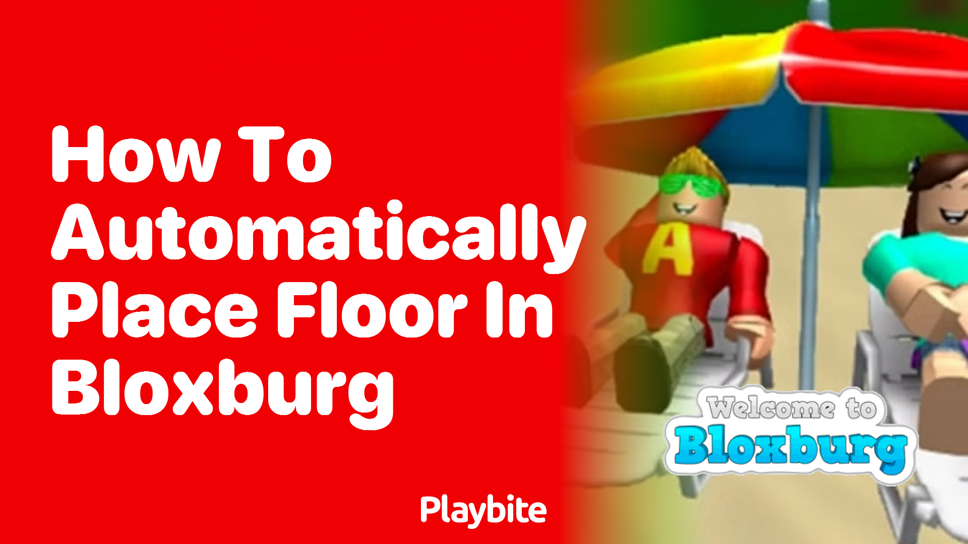 How to Automatically Place Floor in Bloxburg - Playbite