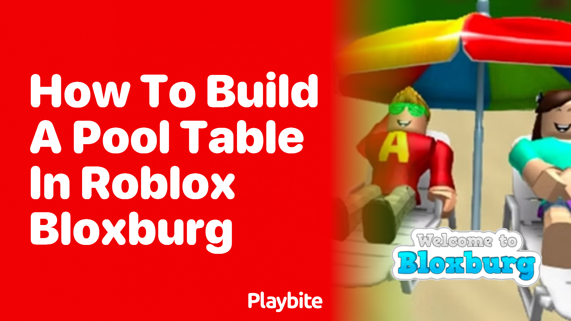 How to Build a Pool Table in Roblox Bloxburg - Playbite