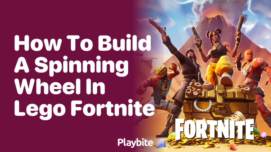 How to Build a Spinning Wheel in LEGO Fortnite - Playbite