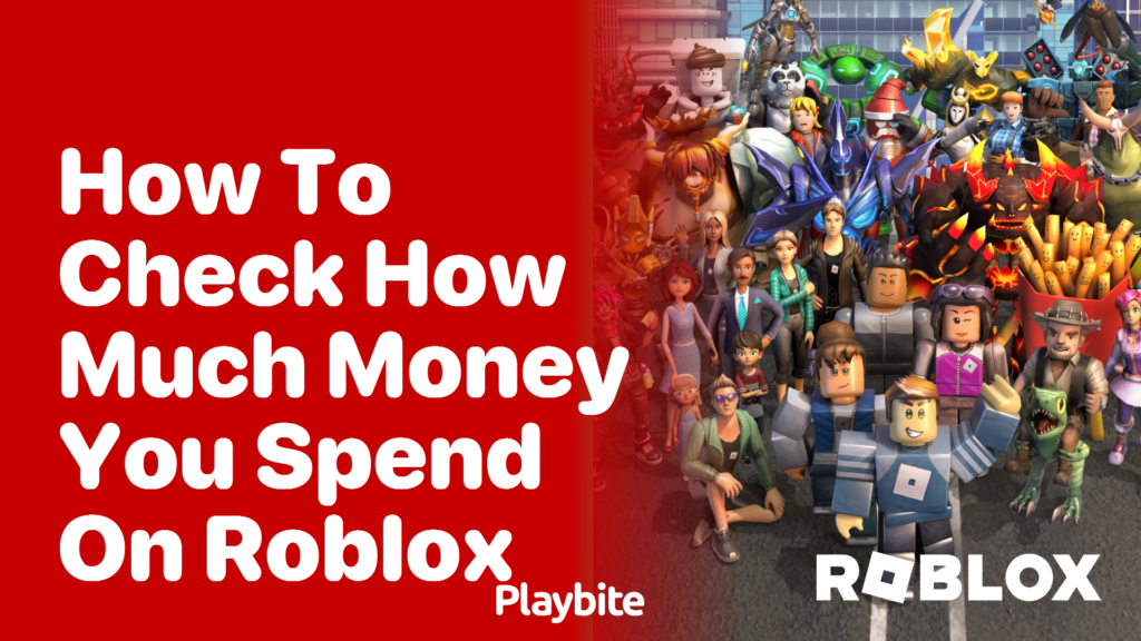 How to Check How Much Money You Have Spent on Roblox - Playbite