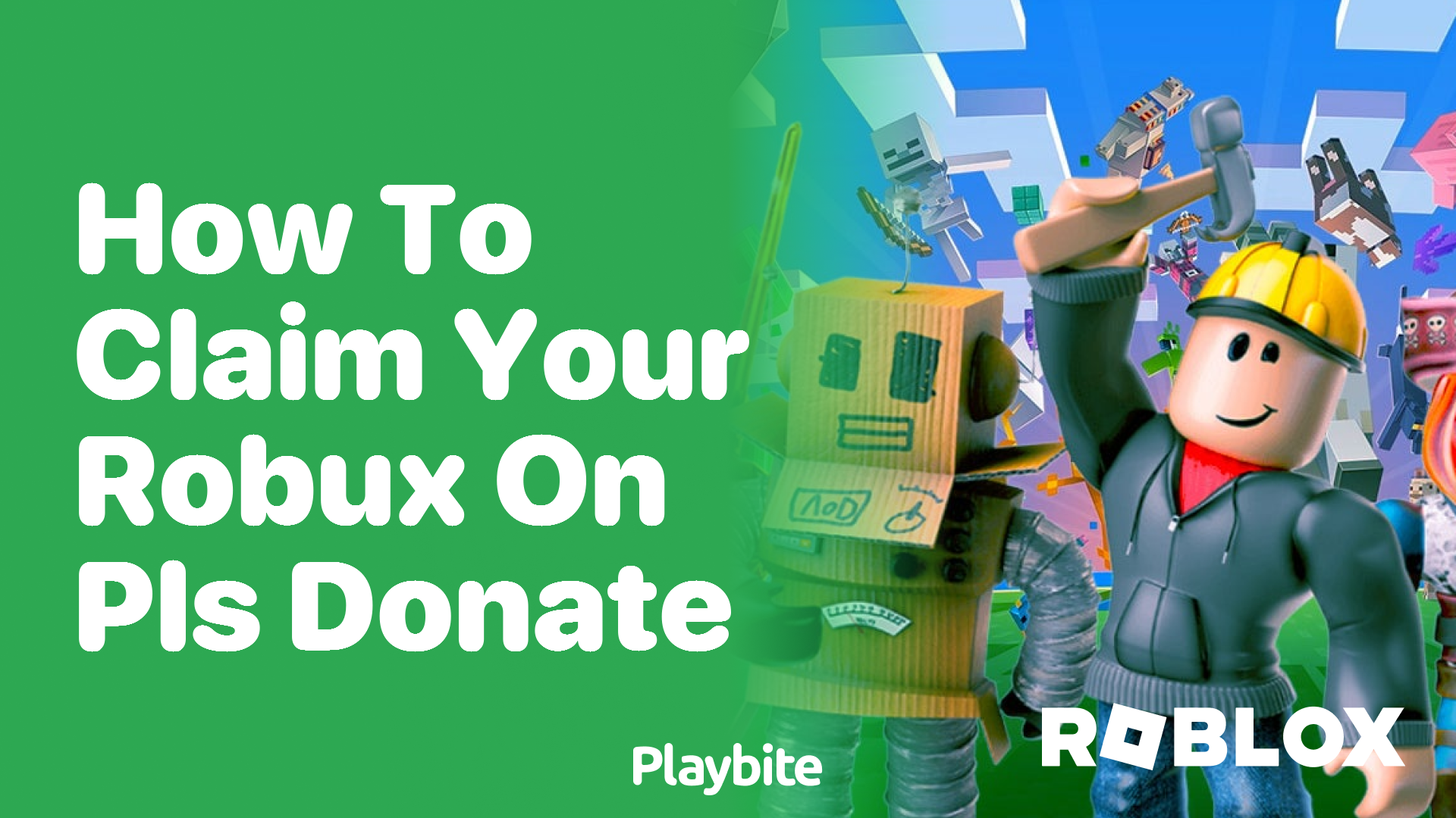 How to Claim Your Robux on PLS Donate - Playbite