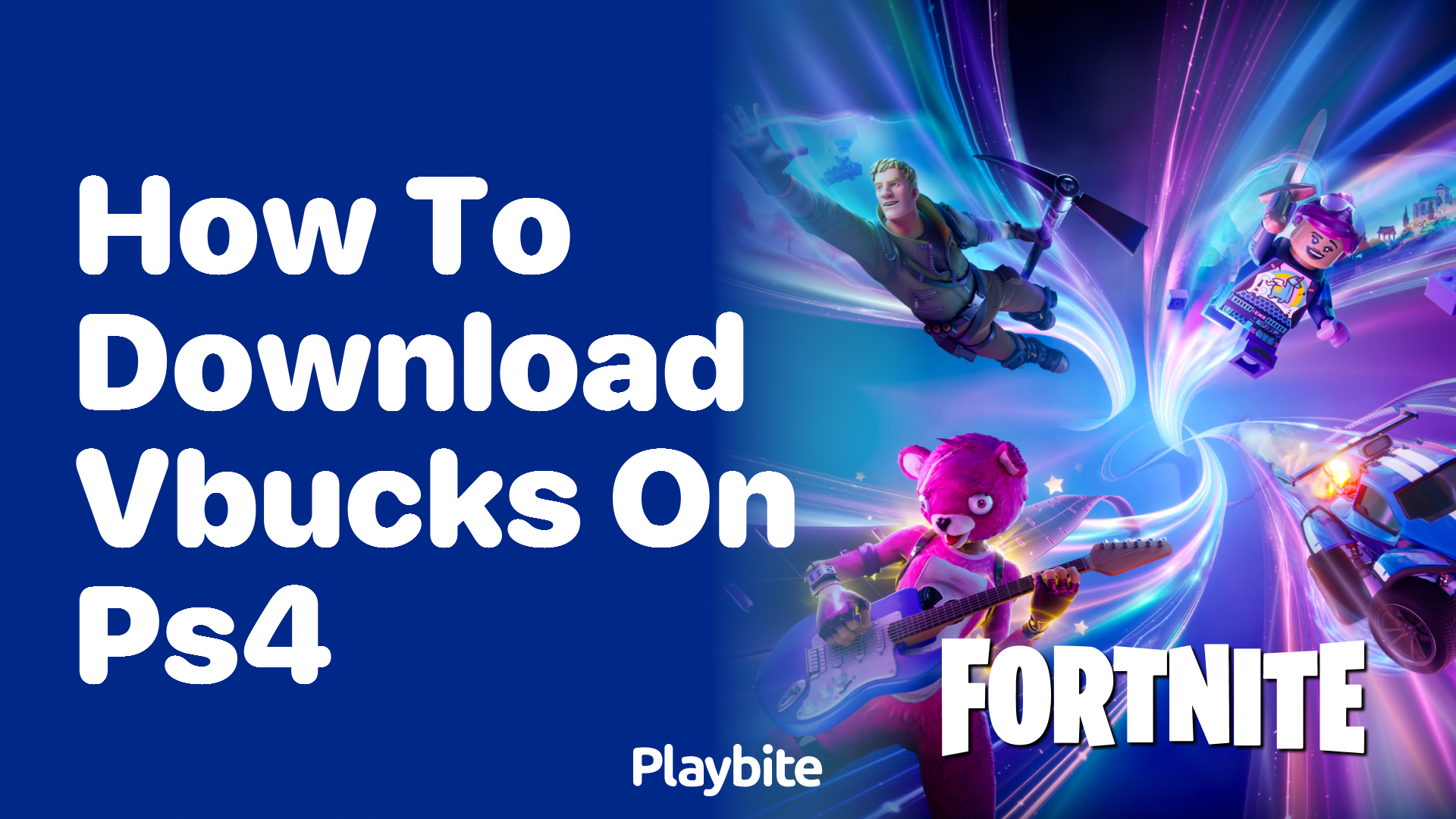 How to Download V-Bucks on PS4 - Playbite