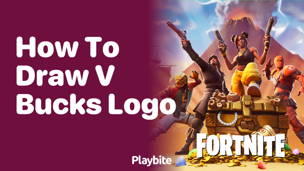 How to Draw the V-Bucks Logo: A Fun Guide for Fortnite Fans - Playbite