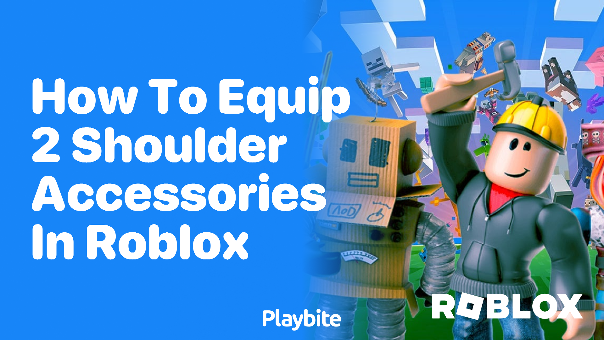How to Equip 2 Shoulder Accessories in Roblox - Playbite