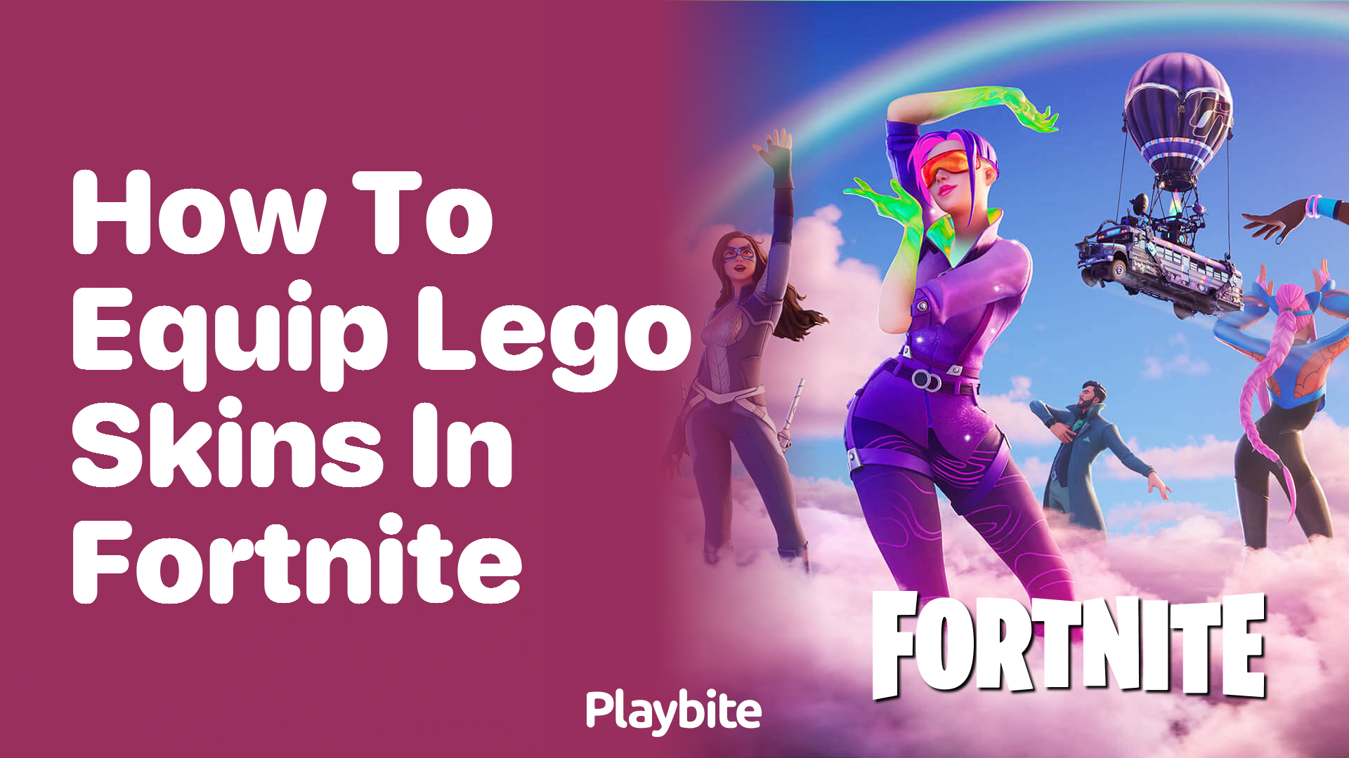 How to Equip LEGO Skins in Fortnite - Playbite