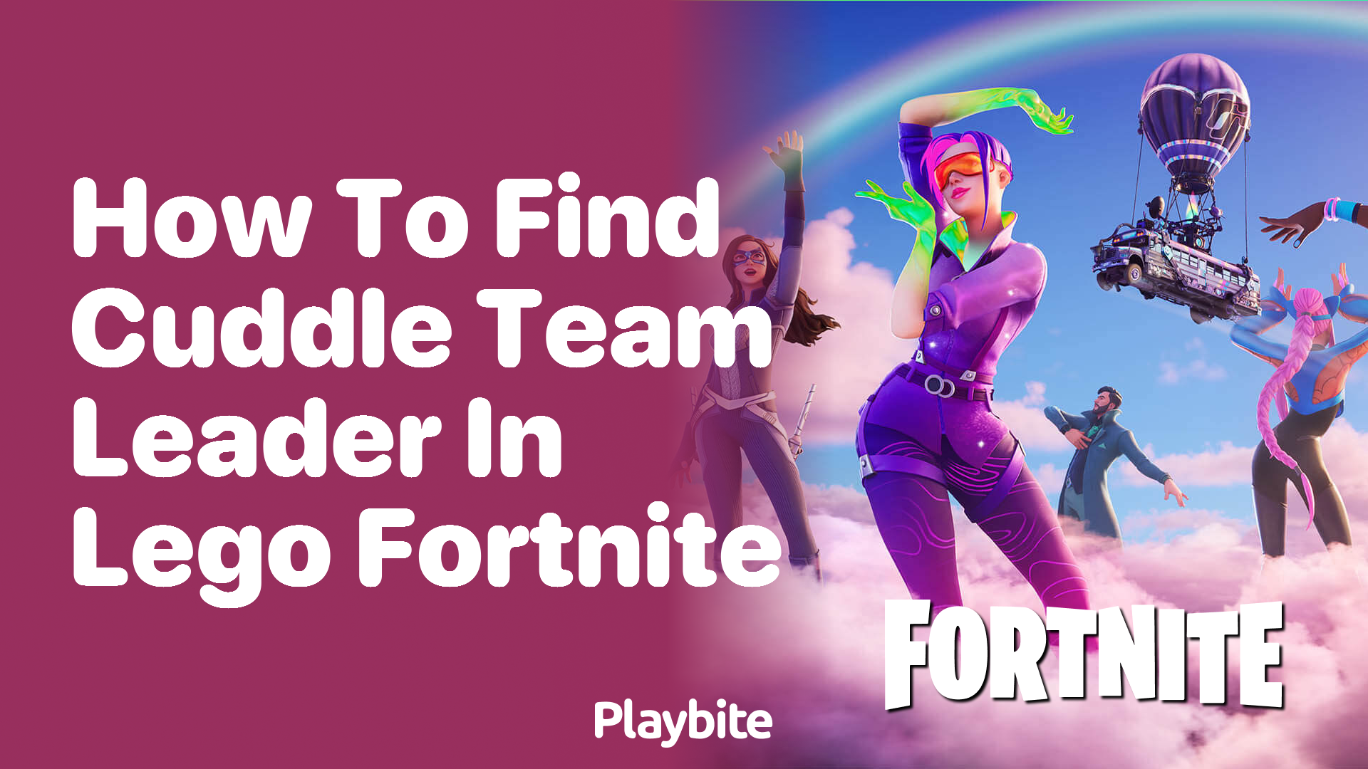 How to Find Cuddle Team Leader in LEGO Fortnite - Playbite