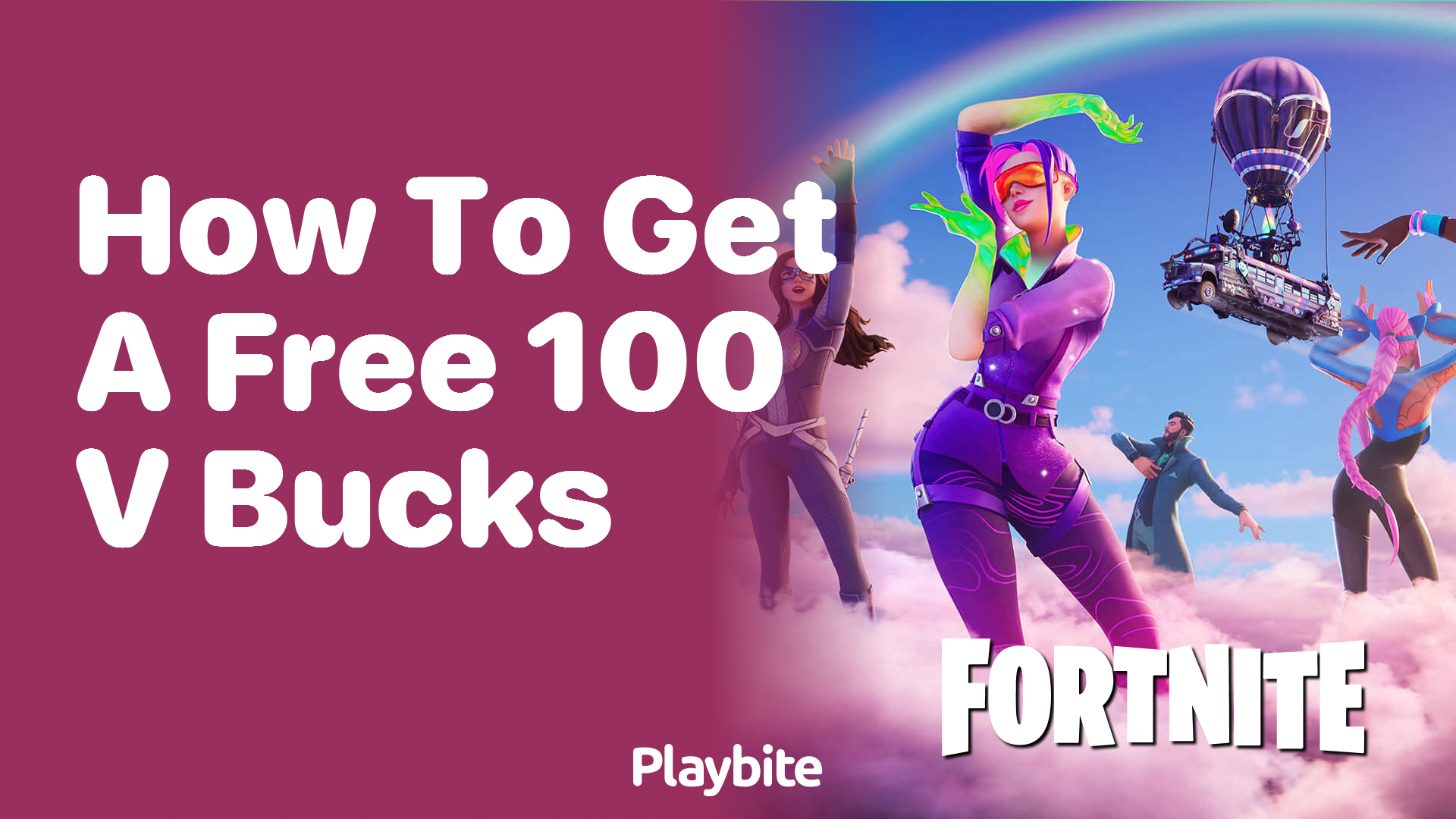 How to Get a Free 100 V-Bucks in Fortnite - Playbite