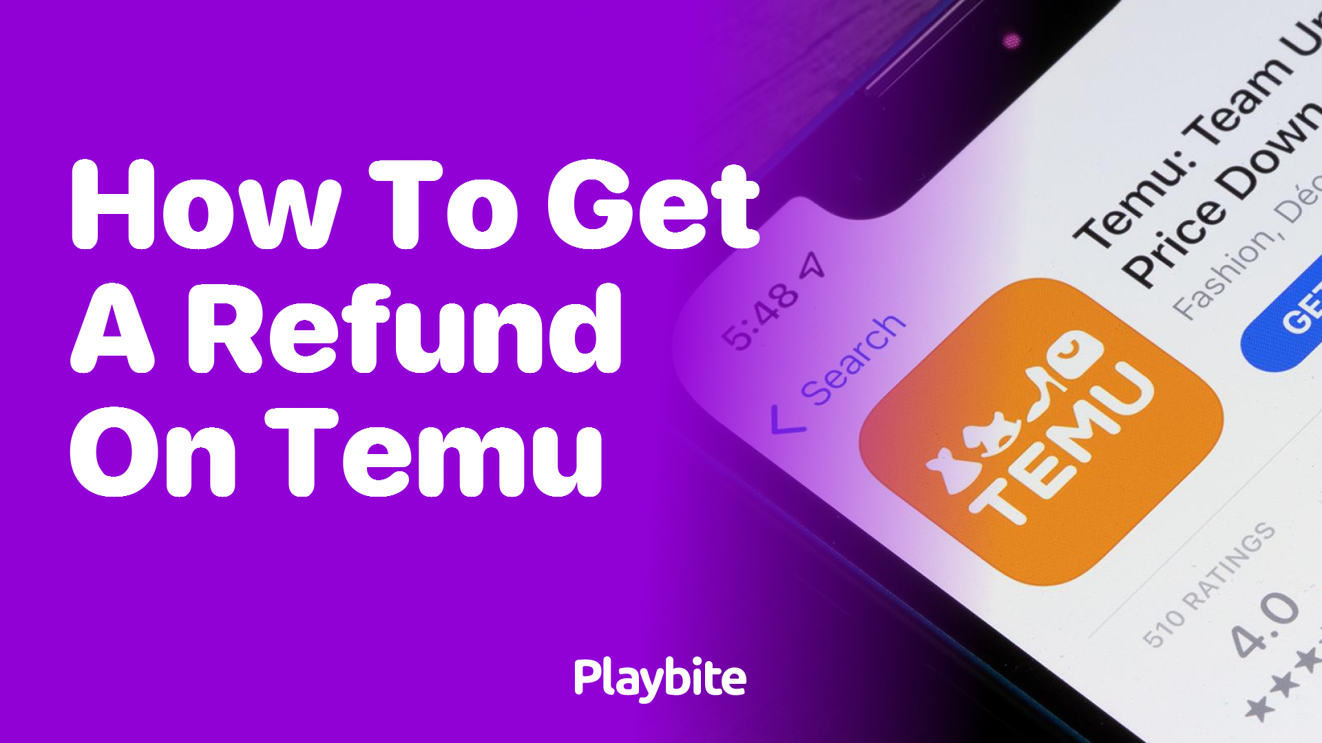 How to Get a Refund on Temu - Playbite