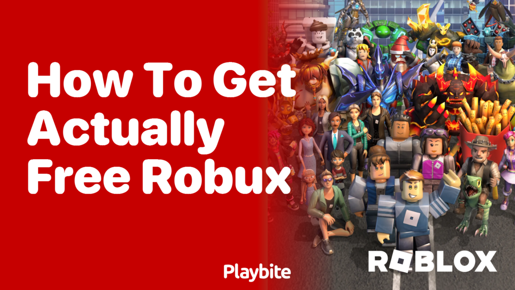 How to Get Actually Free Robux - Playbite